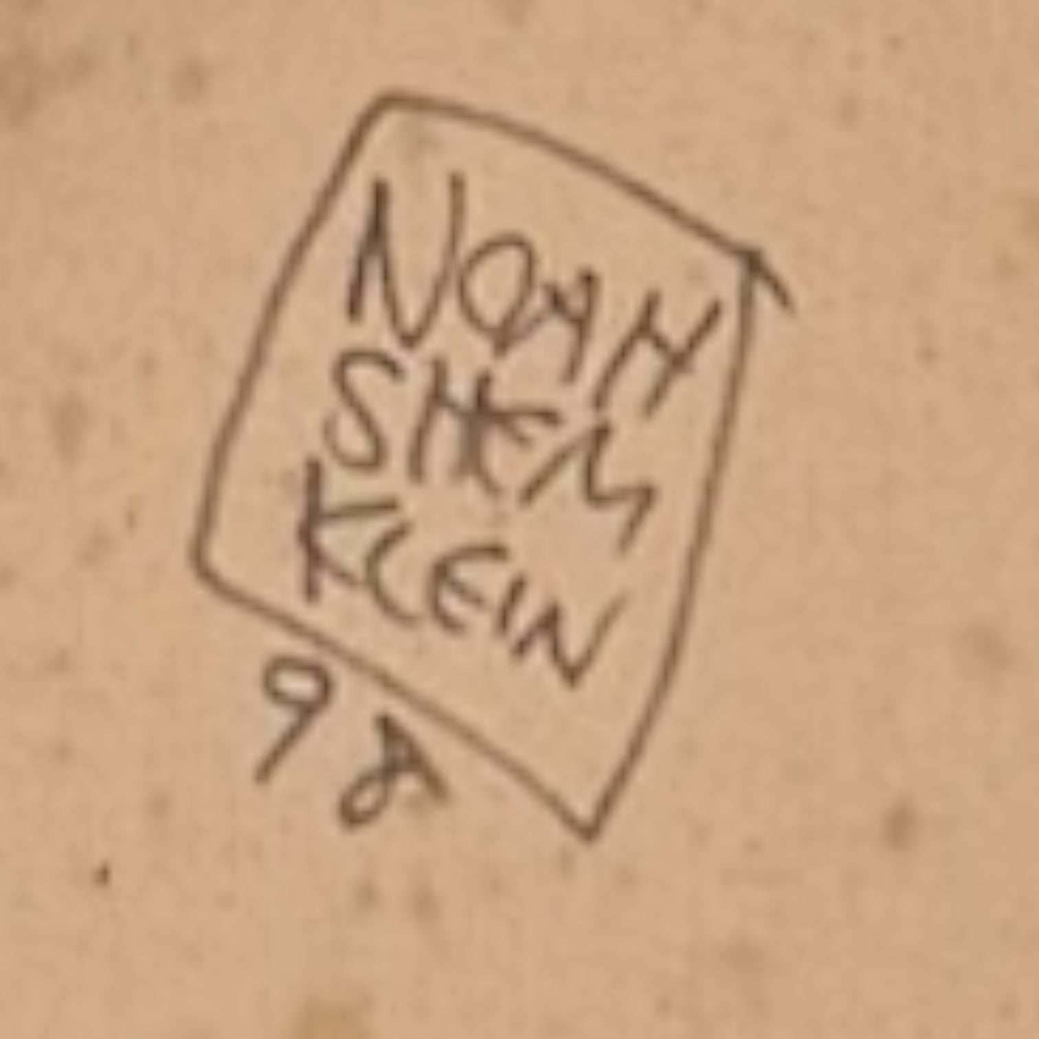 Oversized Post Impressionist Portrait on Canvas – Gillian Bryce Gallery